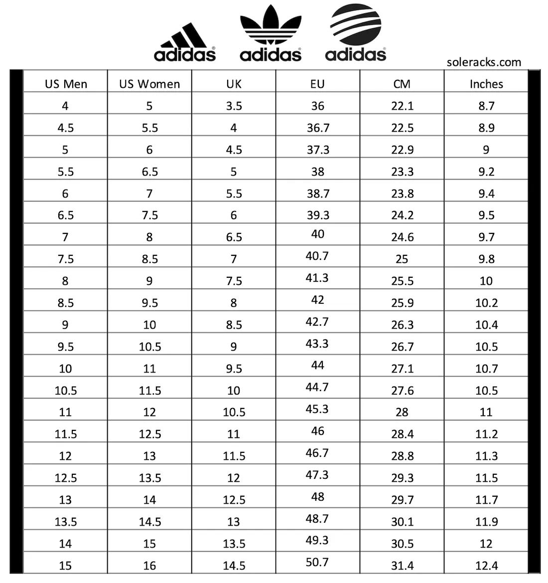 Adidas Us To Eu Shoe Size 7 5 Discount